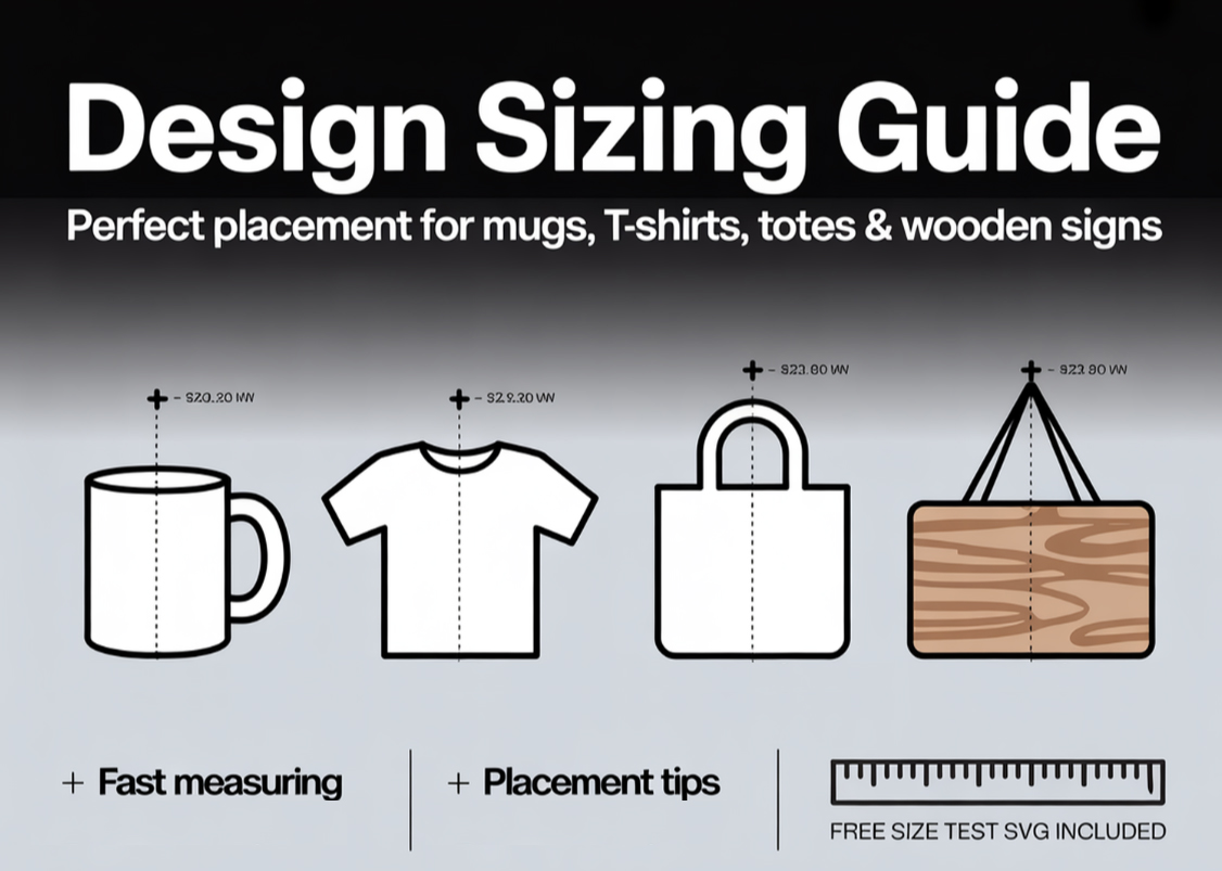 The Ultimate Cricut Size Guide + Cheat Sheet - Free SVG Files for Cricut